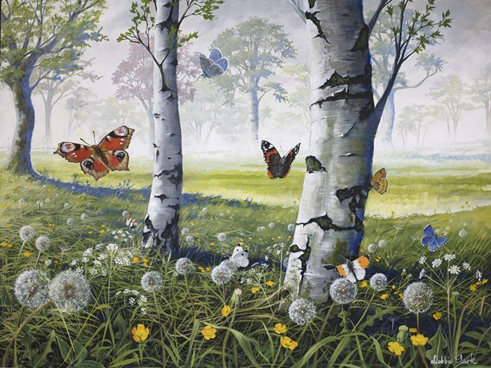 Spring Butterfly Meadow – Debbie Clark Art